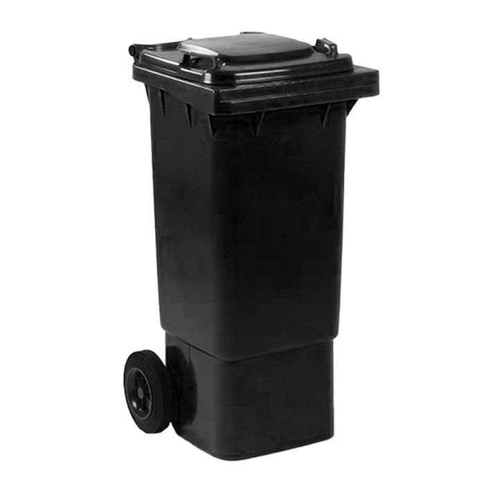 Afvalcontainer 80 liter blauw - Papier en karton container Binqer.nl