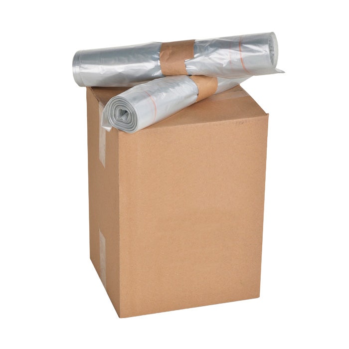 Containerzakken 240 liter LDPE met sluitlint - Doos 12 rollen à 6 stuks