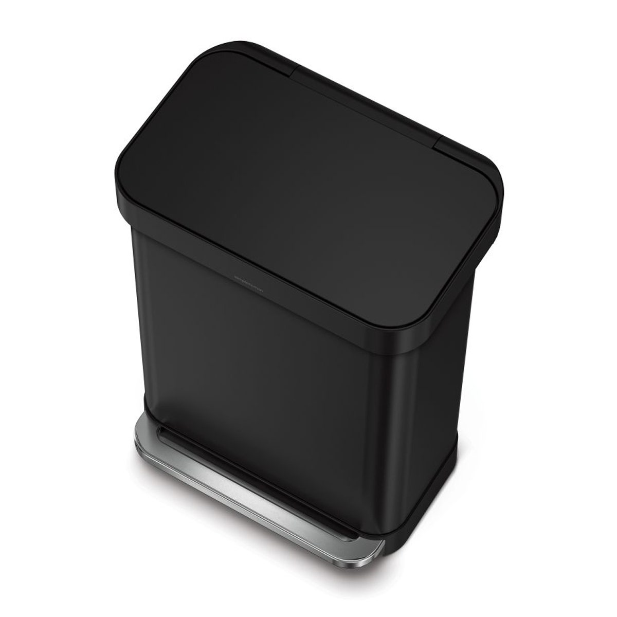 Simplehuman pedaalemmer 55 liter - Met vuilzakhouder - Binqer.nl