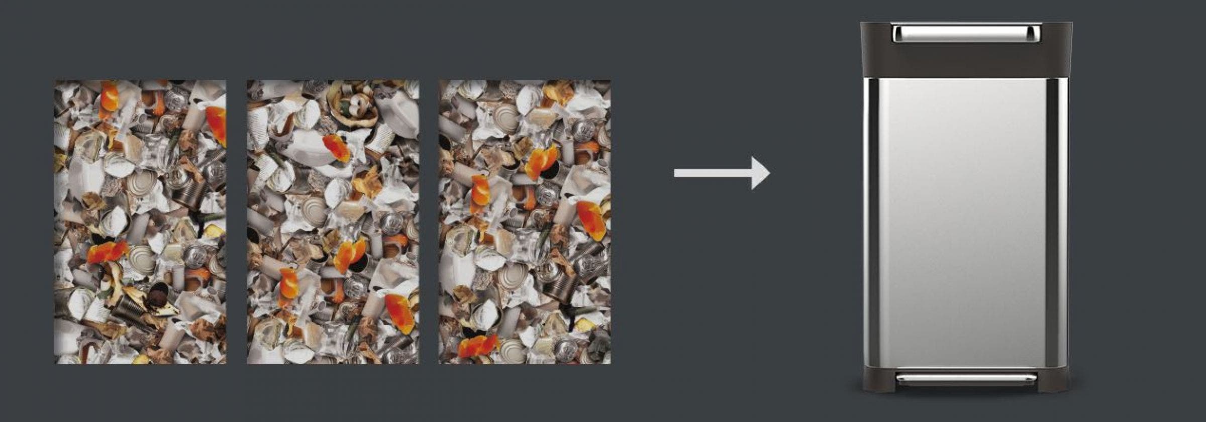 Prullenbak met afvalpers kopen? Joseph Joseph Waste Titan 20 liter en ...